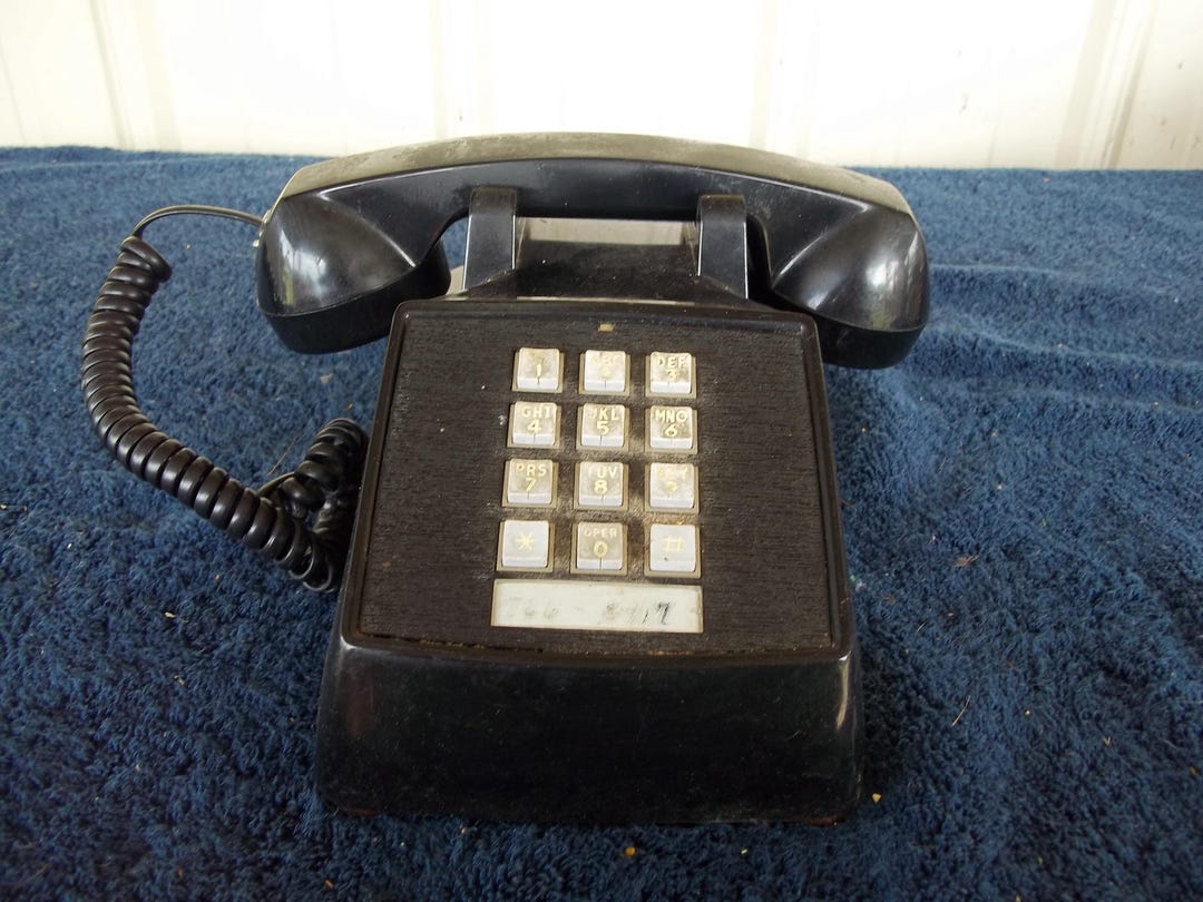 Old Antique Vintage Telephone Desk Table Phone - Etsy