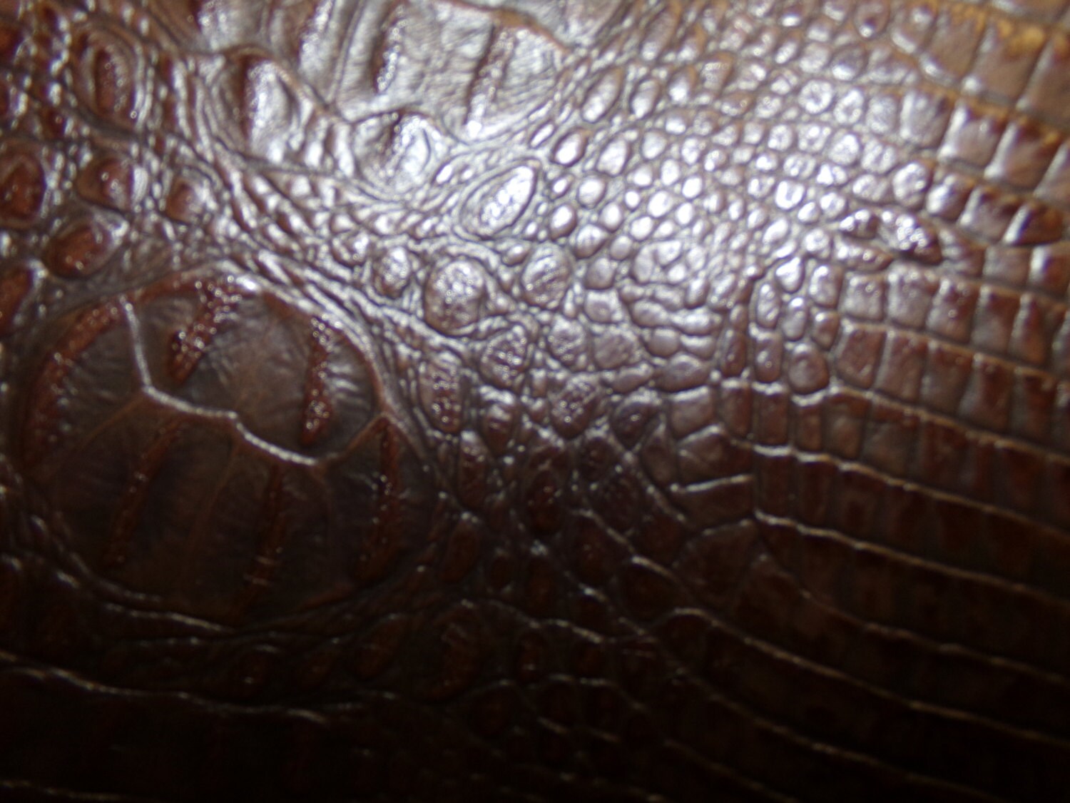Two Real Pieces Leather Alligator Embossed Tanned Hides Craft Supplies ...