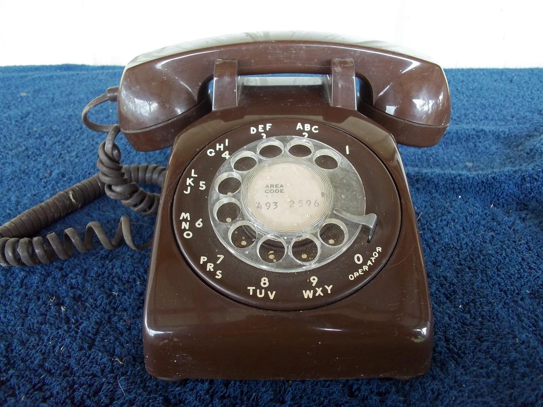 Old Antique Vintage Telephone Desk Table Phone - Etsy