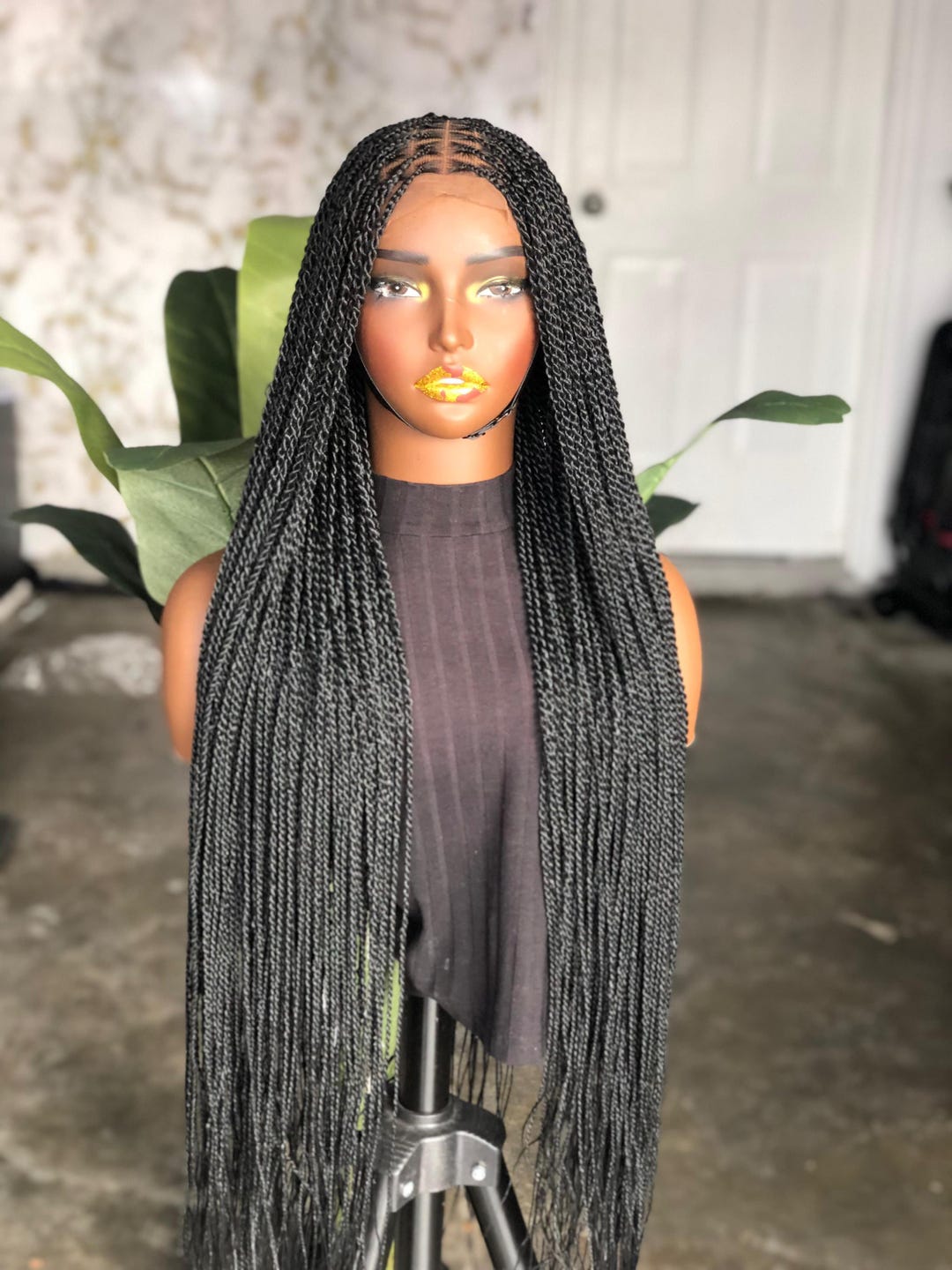 30" Senegalese Knotless Twist | Closure Unit - Etsy