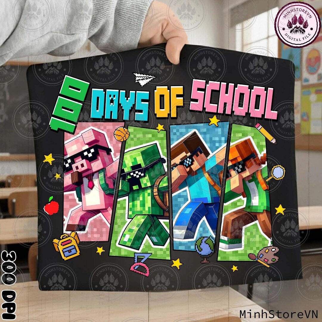 Level 100 Complete PNG SVG | Gamer 100th Day of School Design | Video ...