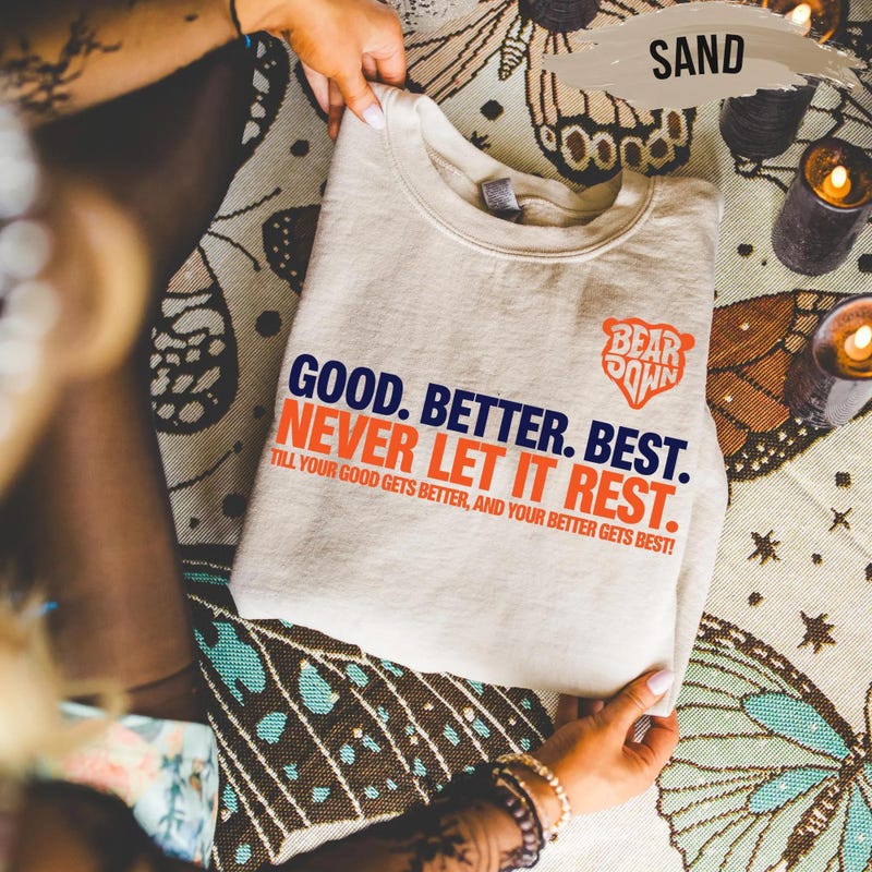 Good Better Best Chicago Bears Tshirt - Etsy