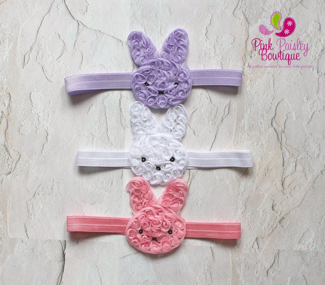 Baby Headband. Easter Bunny Headband. Bunny Baby Headbands. Easter ...