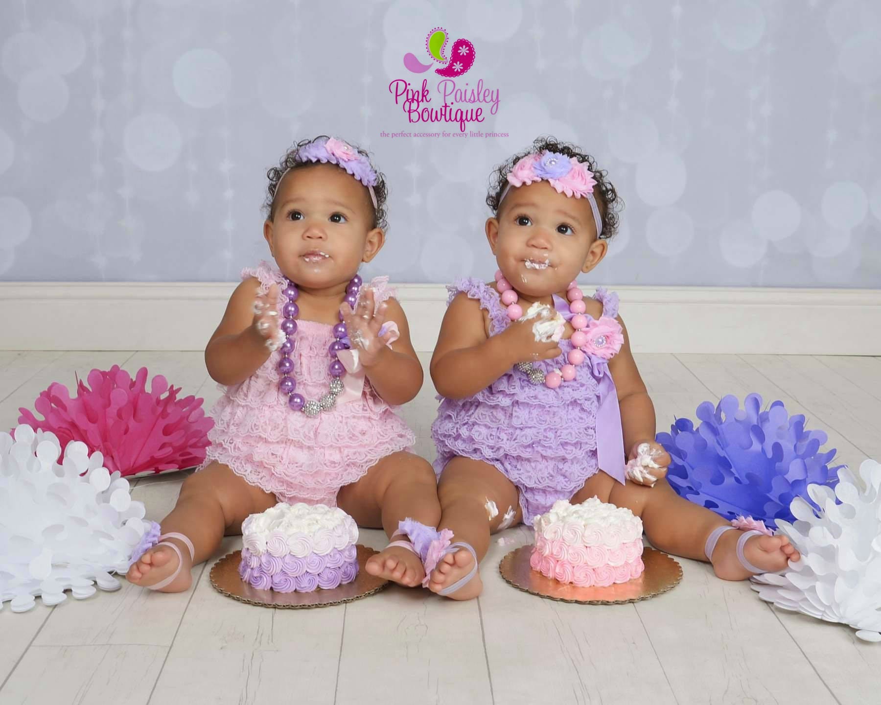 Twin Girls 1st Birthday Outfit Babies 1st Birthday Twin | Etsy