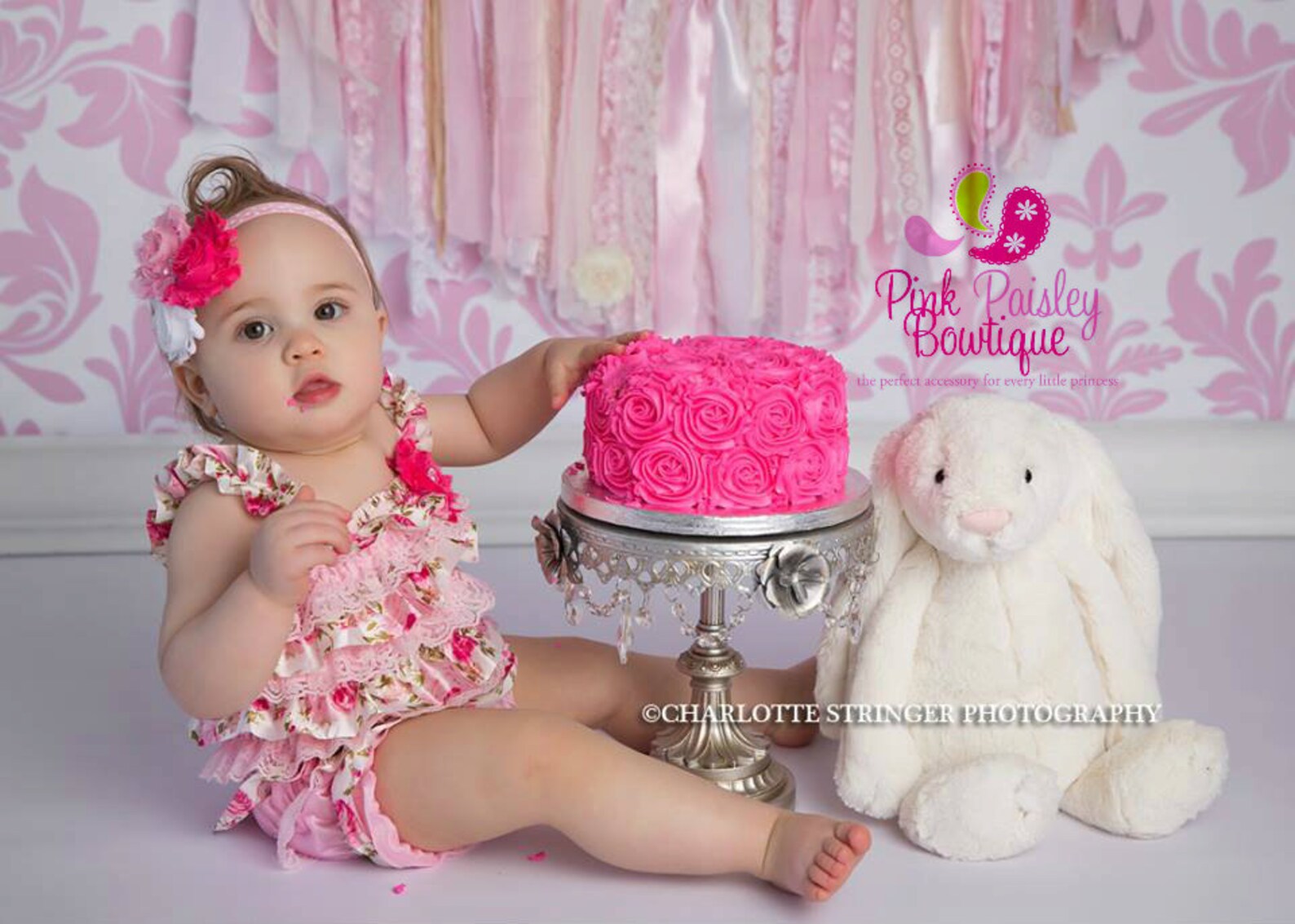 Baby Girl Clothes and baby headband Baby girl 1st birthday | Etsy