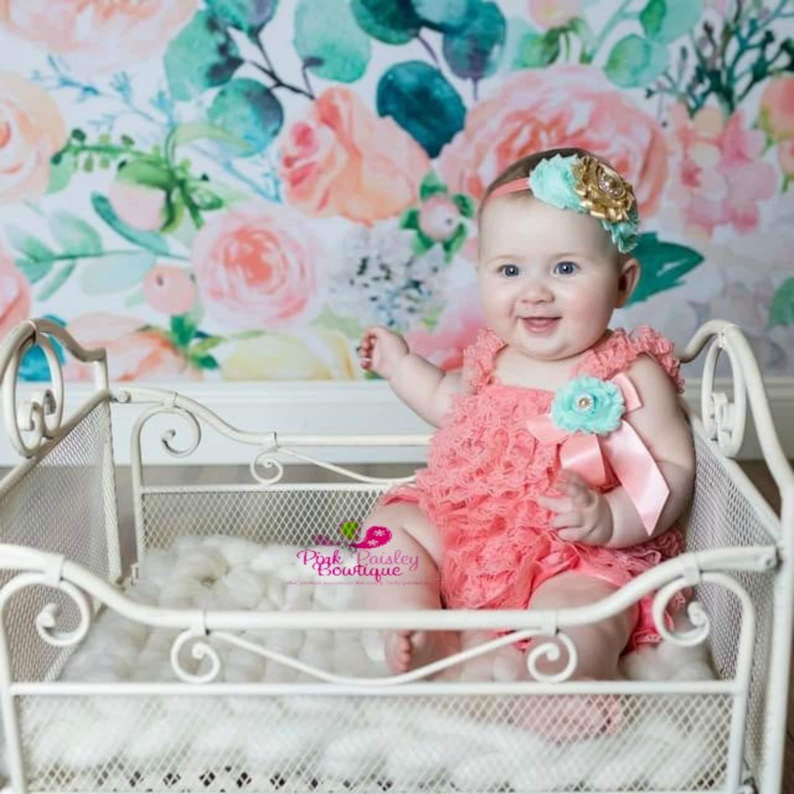 Cake Smash Outfit 3 4 5 Pc SET Baby Girl 1st Birthday - Etsy