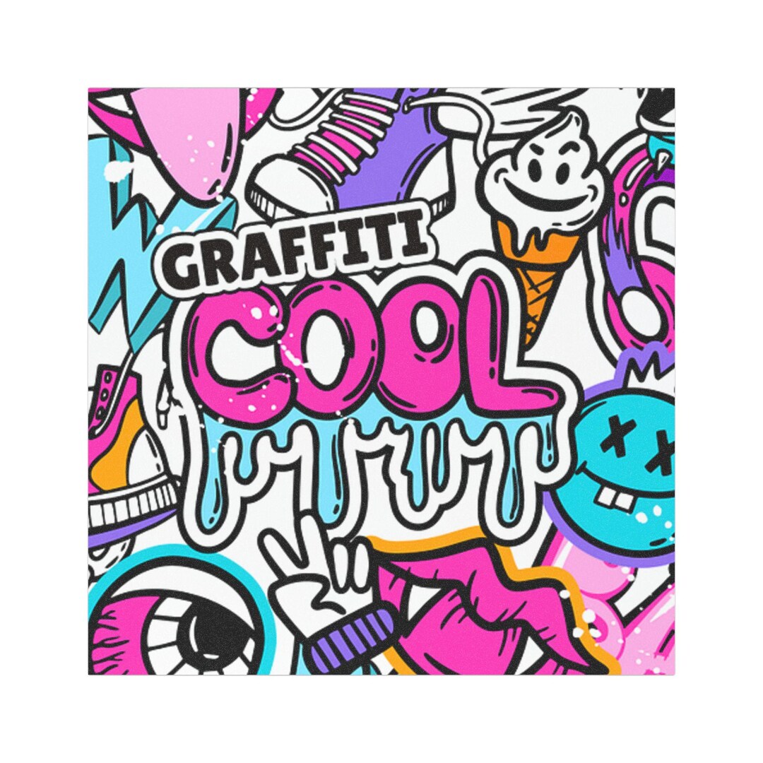 Graffiti Cool Drip Car Magnet | Street Art Sticker Style Magnet - Etsy