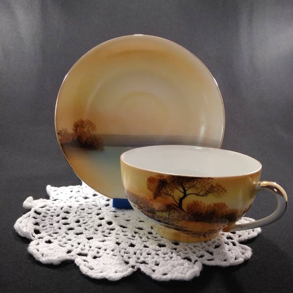 Hand Painted Tea Cup - Etsy