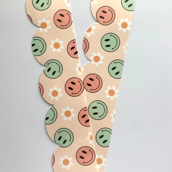 Pink Smiley Face Background - Etsy