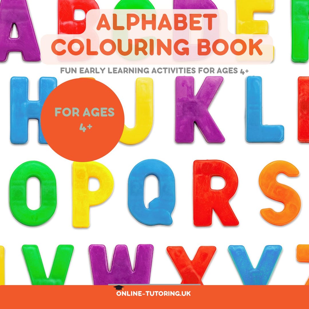 Alphabet Colouring Book - Etsy