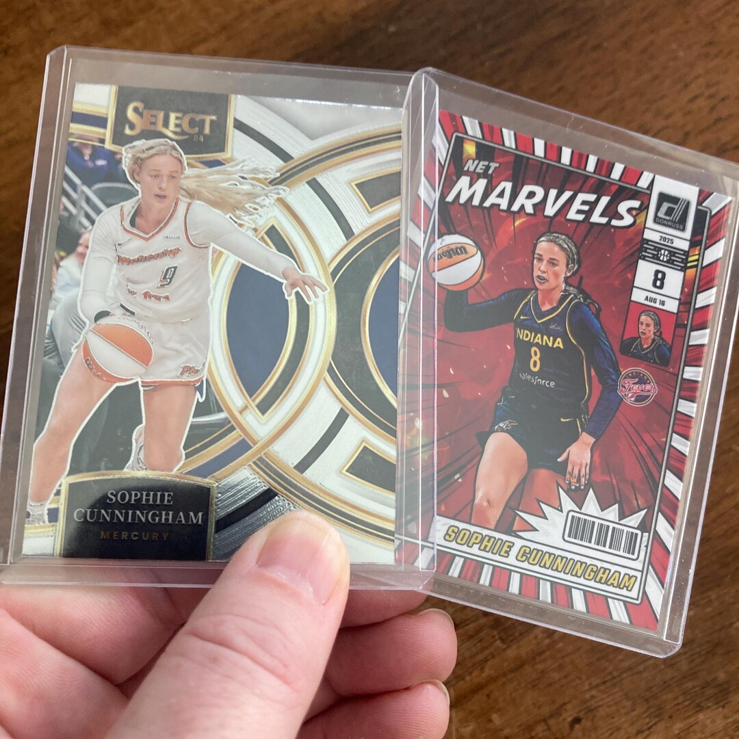 Sophie Cunningham Pack W/net Marvels Insert, Lot of 2 Basketball Cards ...
