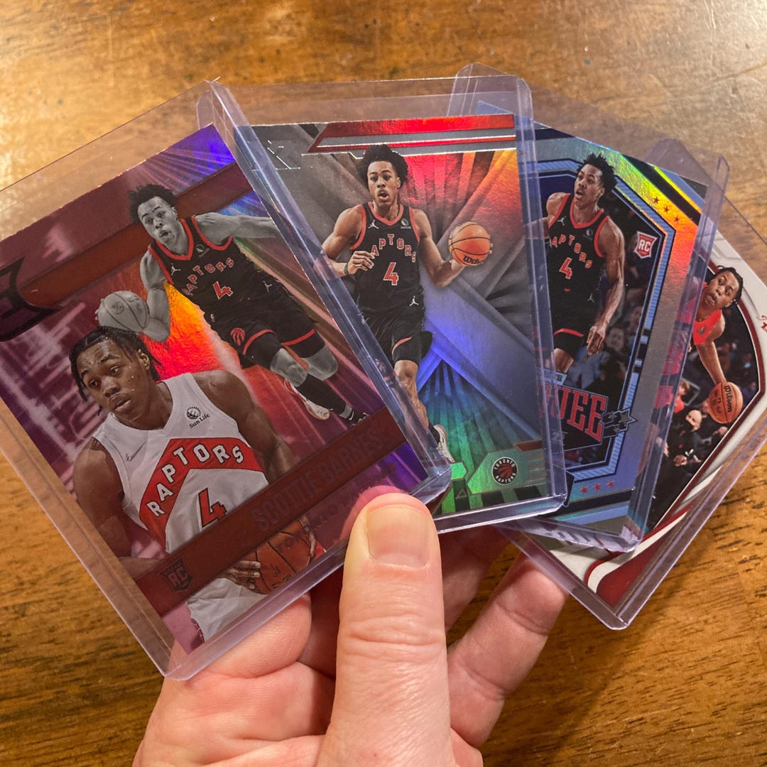Scottie Barnes Rcs Pack W/sp Pink Foil RC, 4 Rookie Cards, Instant ...