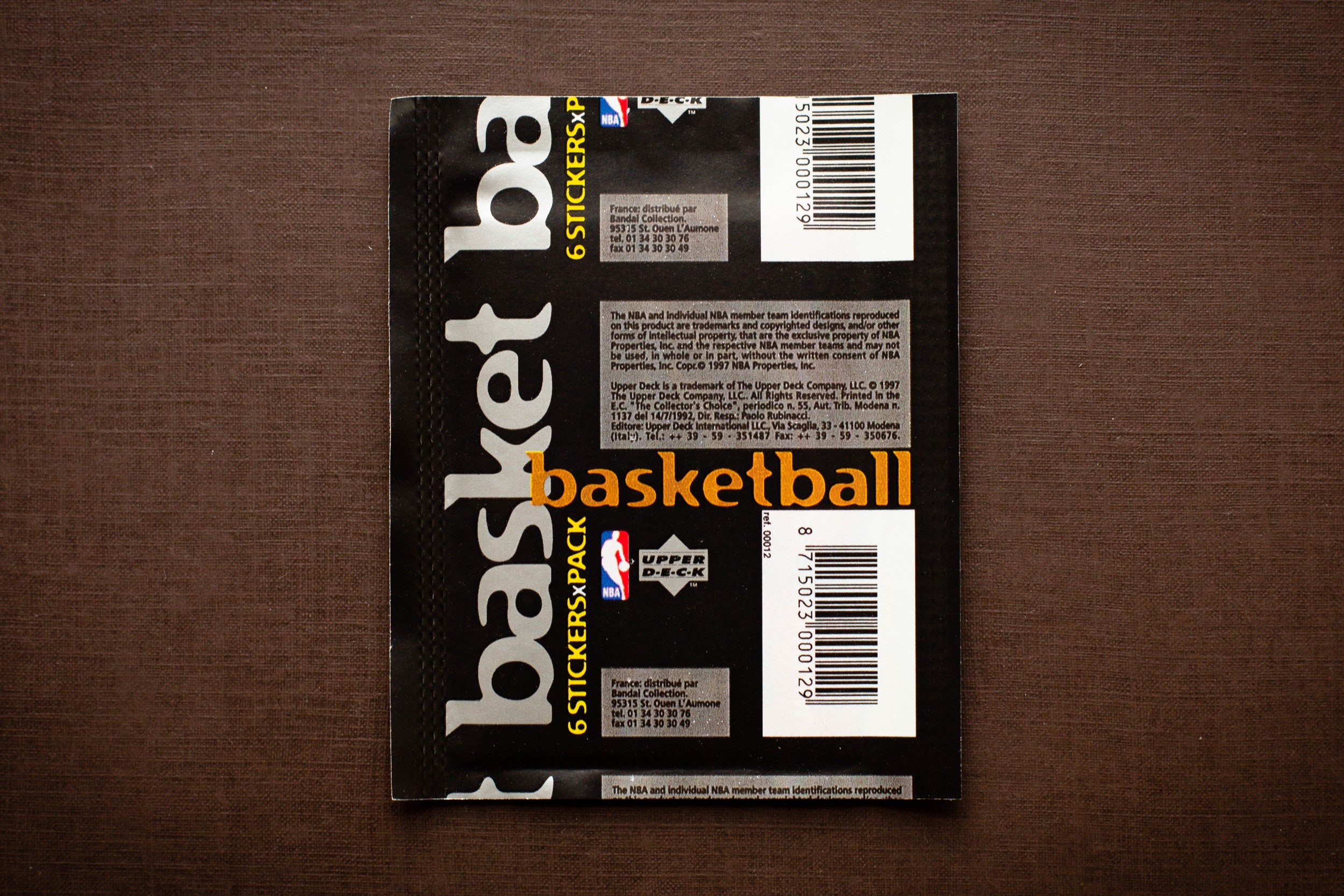 Lot of 10 Sealed 1997-98 Upper Deck Stickers Packs, NBA Basketball ...