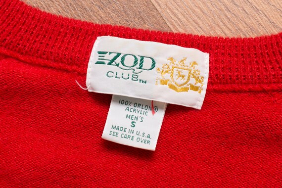 70s-80s Izod Club Kelly Greens V-Neck Sweater, Florid… - Gem