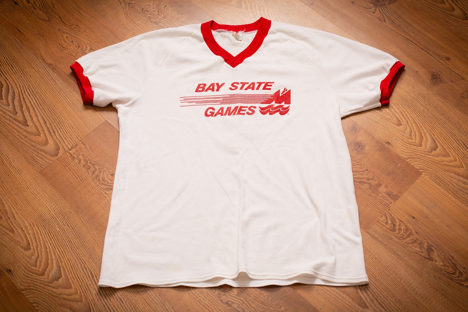 80s-90s Bay State Games Jersey, L, Vintage Uniform T-shirt, Southeast 8 ...