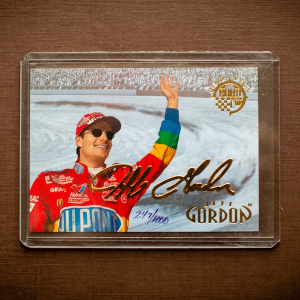 Jeff Gordan Card - Etsy