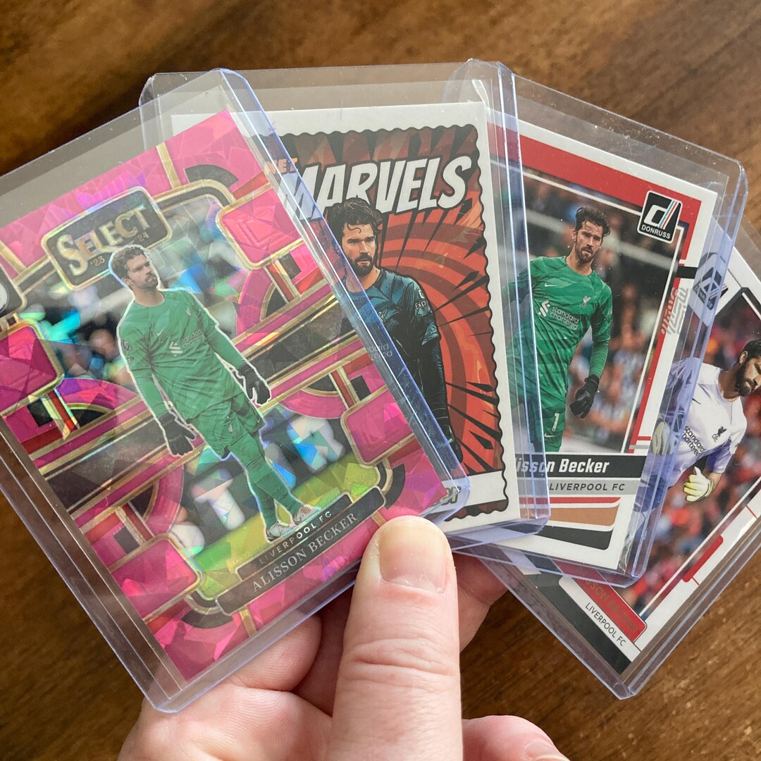 Alisson Becker Pack of 4 Cards, Instant Collection, Curated Selection ...