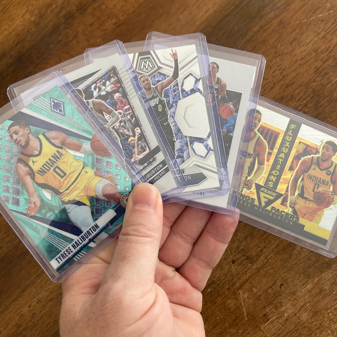 Tyrese Haliburton Pack W/sp Teal Lazer, 5 Basketball Cards, Instant ...