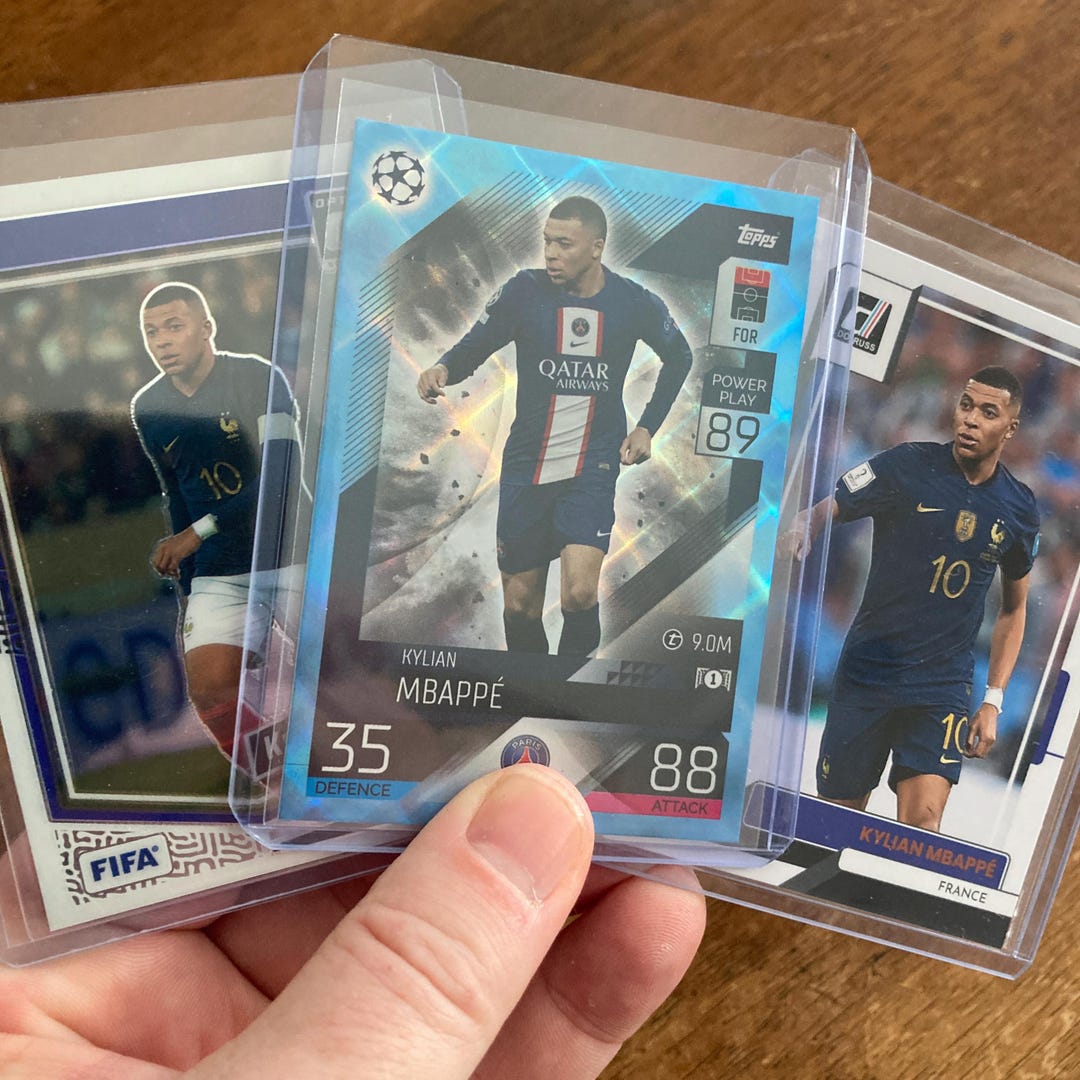 Kylian Mbappe Pack W/sp Crystal Holofoil, Lot of 3 Soccer Cards ...
