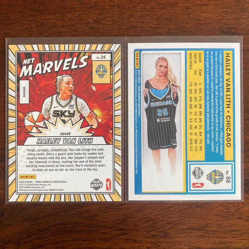 Hailey Van Lith Rcs Pack W/net Marvels Insert, Lot of 2 Cards, Instant ...