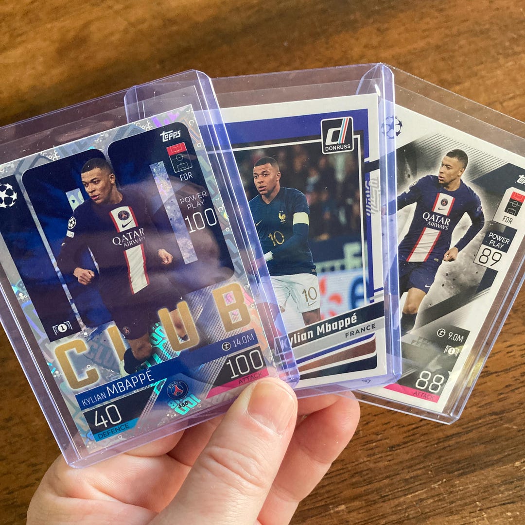 Kylian Mbappe Pack of 3 Cards, Instant Collection, Curated Selection of ...