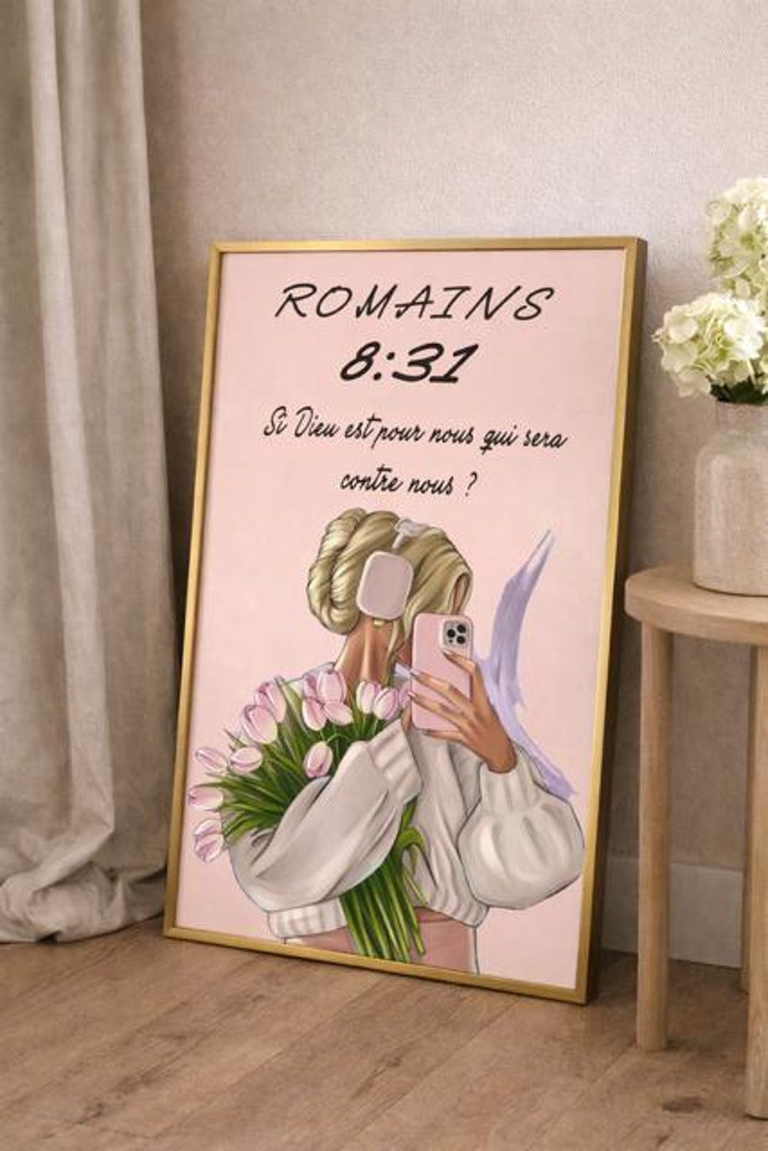 Verse of Security and Assurance Romans 8:31 - Etsy