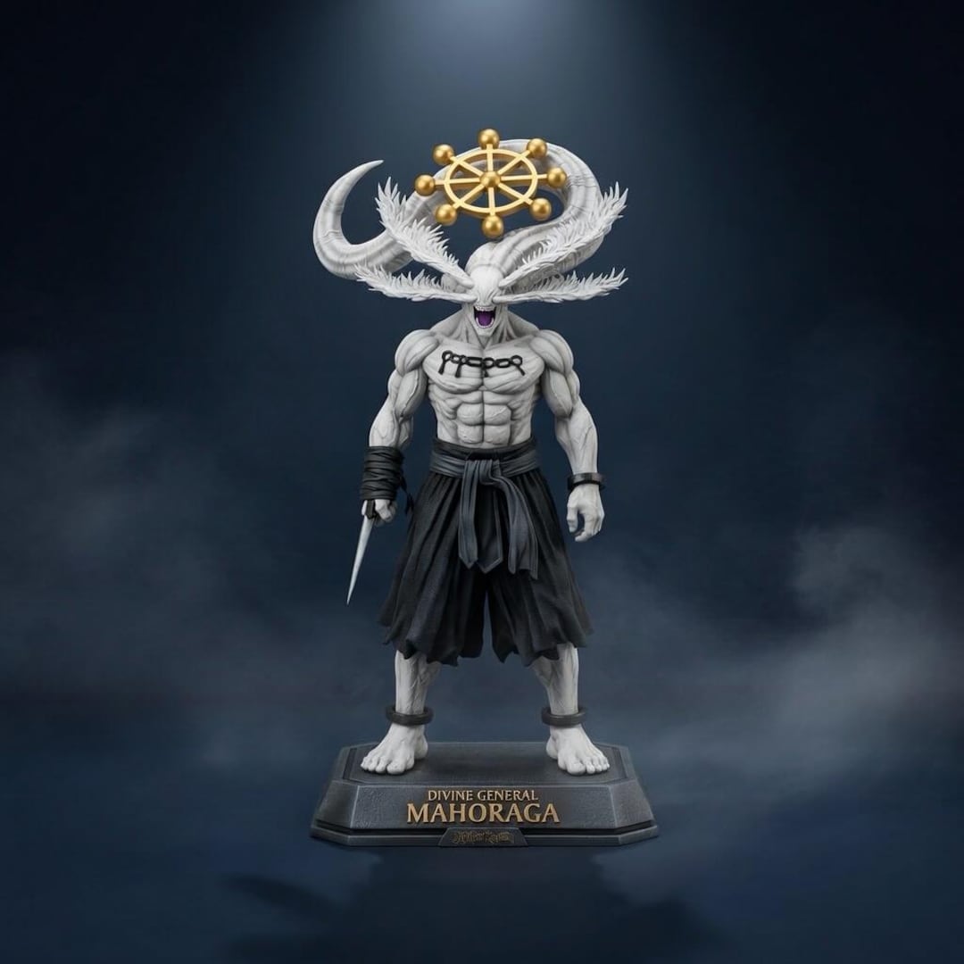 Mahoraga Divine General STL File, Anime Sorcerer 3D Print Model ...