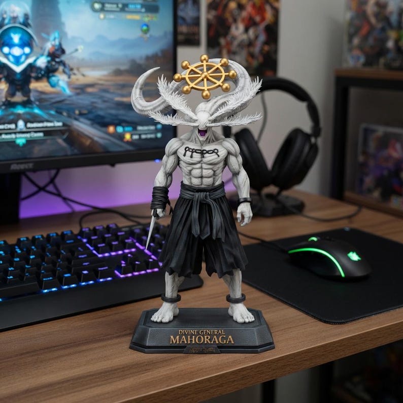 Mahoraga Divine General STL File, Anime Sorcerer 3D Print Model ...