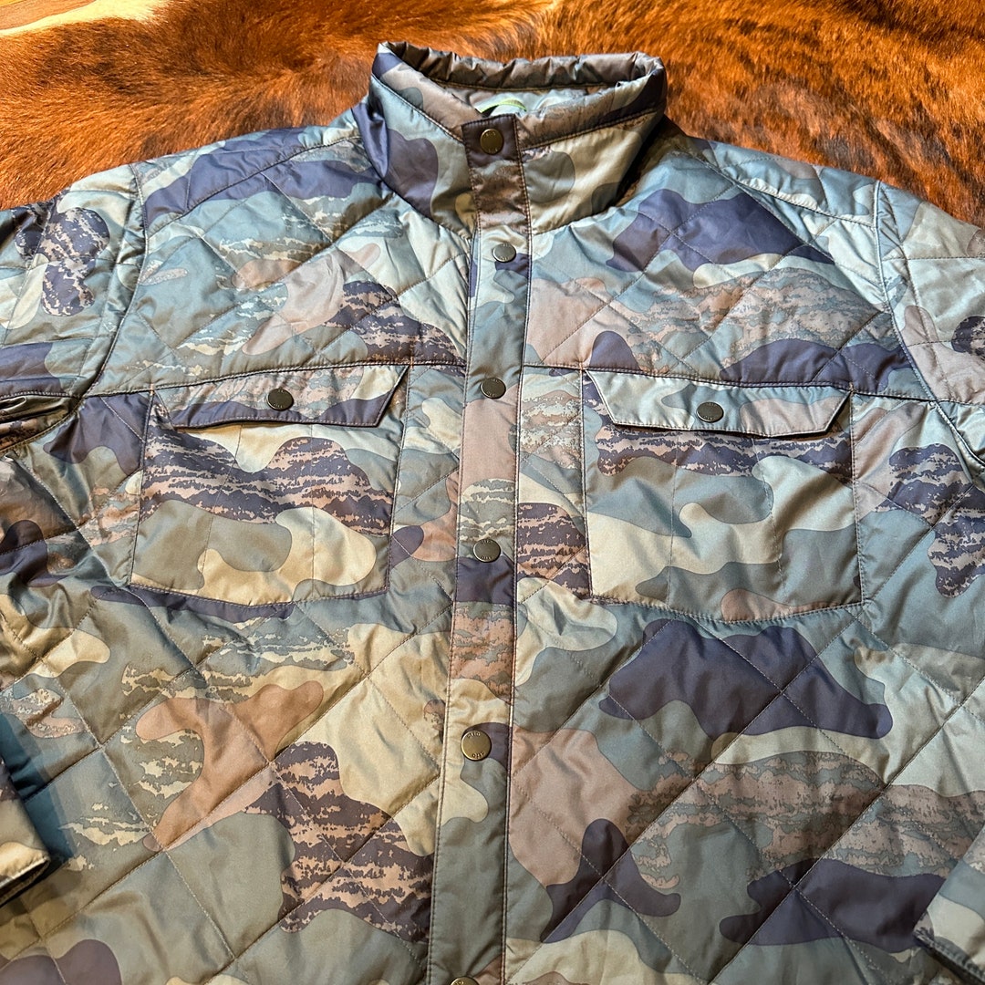 Stio Insulated Camo Jacket Thermore Skycrest Green Camouflage ...