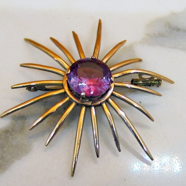 Alexandrite Brooch - Etsy