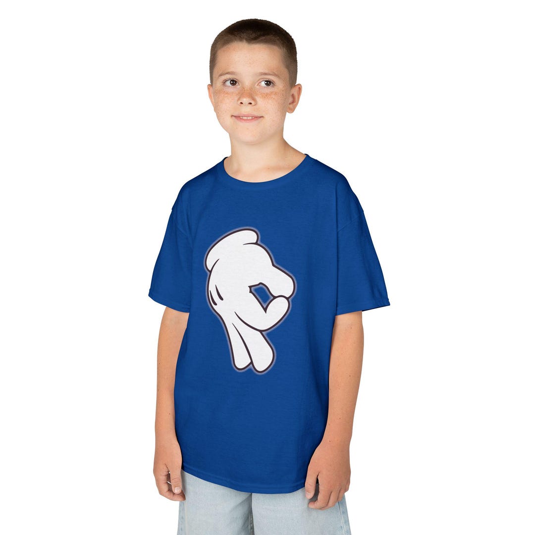 Got 'em Hand Kids Tee | Playful Graphic | Mickey Hand - Etsy