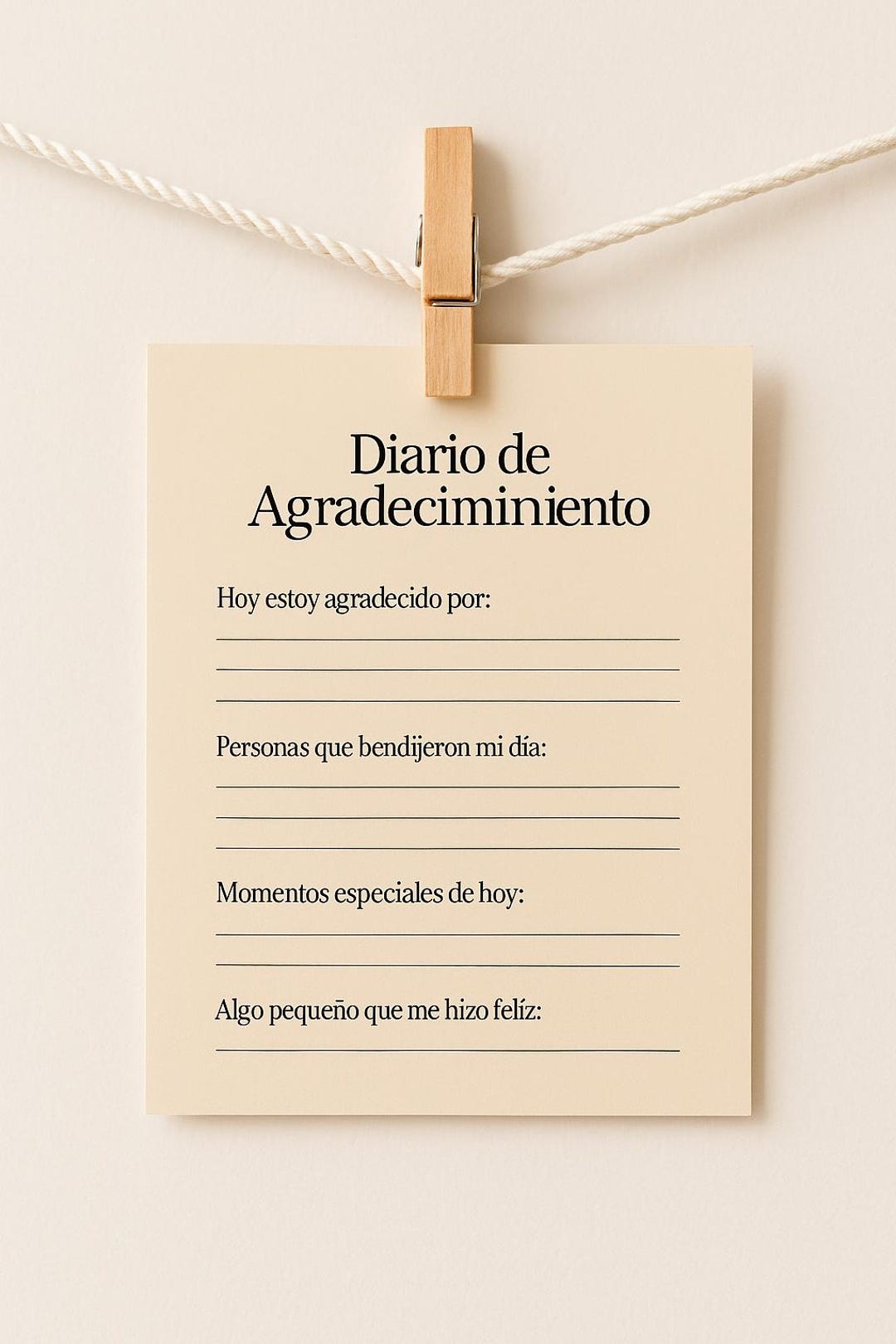 Diario De Agradecimiento En Español | Gratitude Journal Printable ...