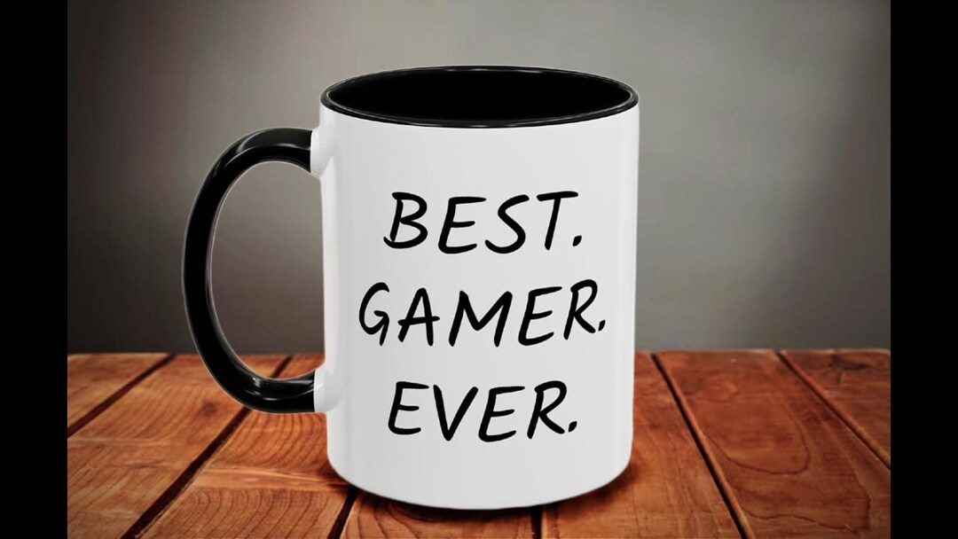 Personalized Gamer Mug - Best Gamer Ever Cup - Gaming Gift for Him ...