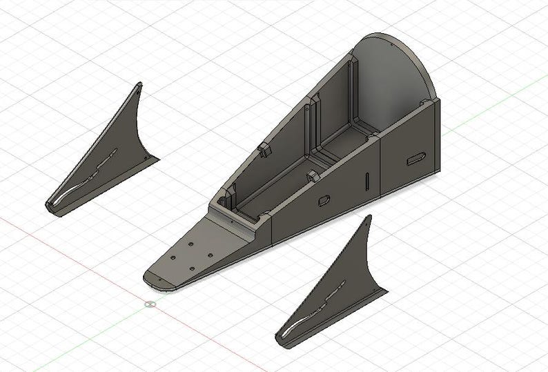 BIG SCALE 1-3 Mclaren MP4-4 Senna Front Wing 3D PRINTED - Etsy