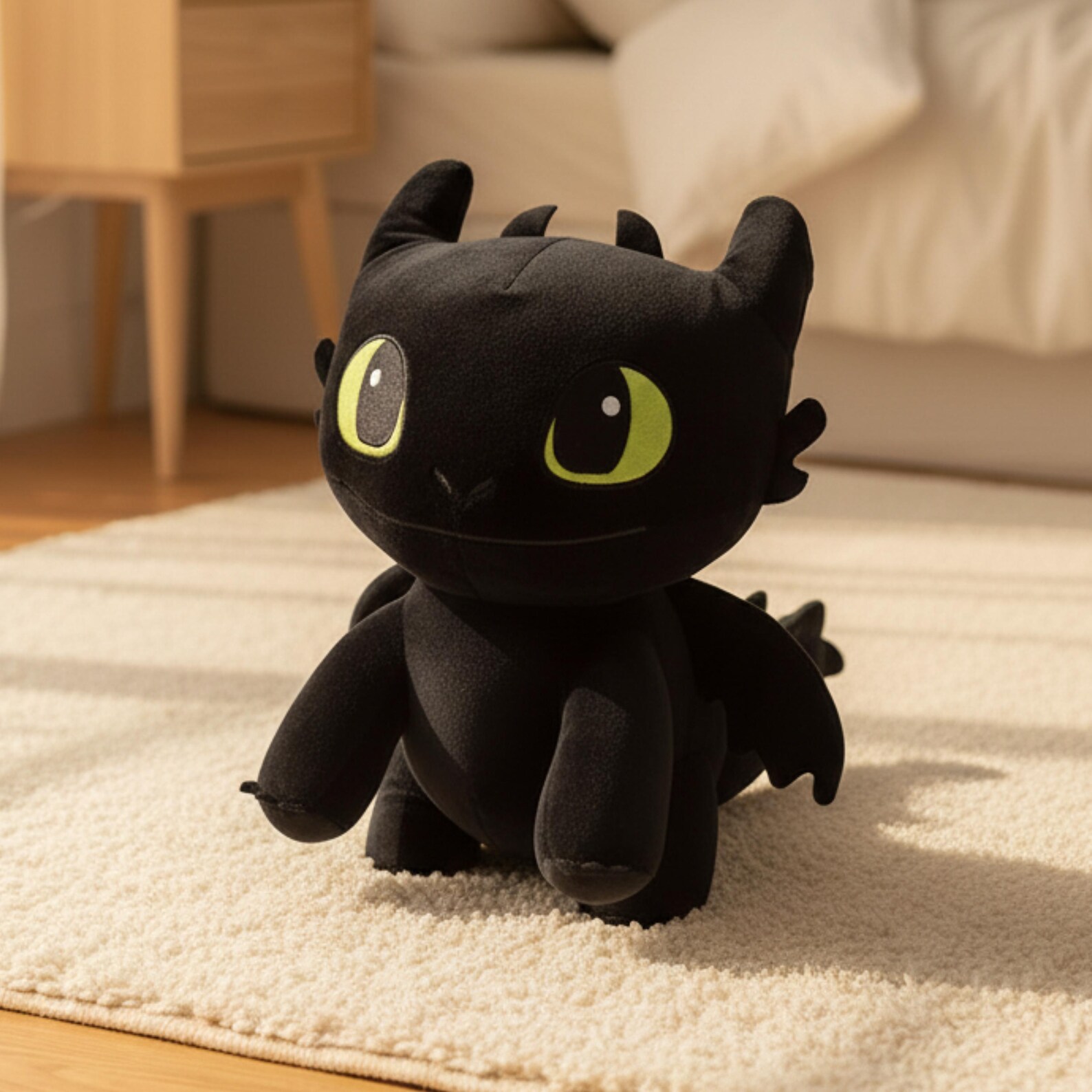 Toothless & Light Fury Plush – Night Fury Dragon Stuffed Toy – Anime ...