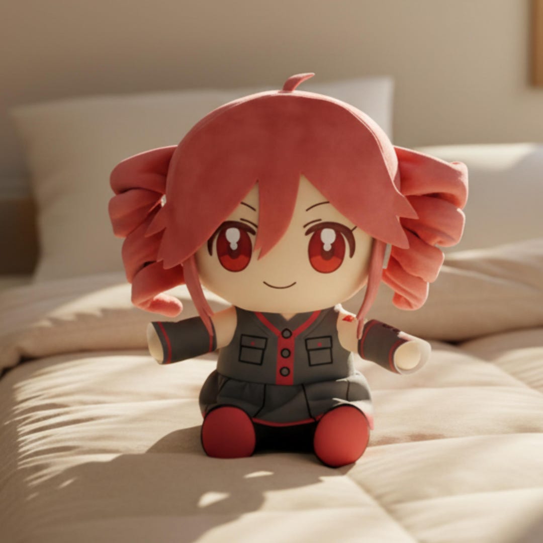 Kasane Teto Plush Doll – Vocaloid Anime Toy, Kawaii Plushie, UTAU Merch ...
