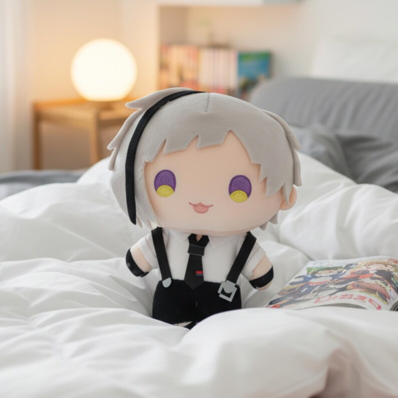 Anime Plush Doll | Bungou-inspired Soft Toy | Chibi Collectible Figure ...