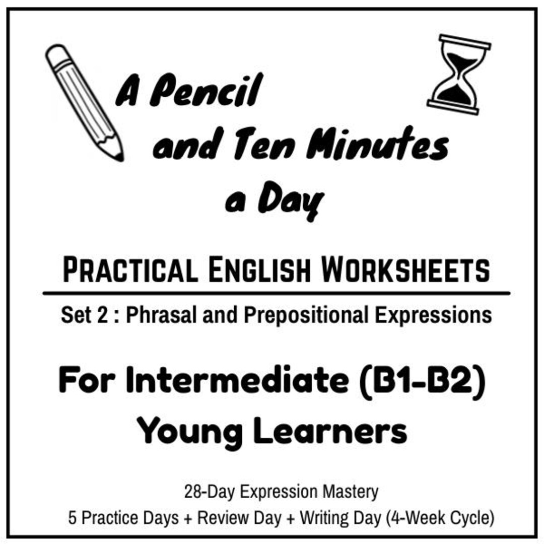 28-day English Worksheets PDF for Young Learners (B1–B2 Intermediate ...