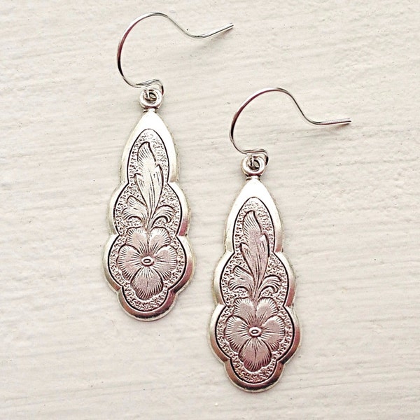 Etched Silver - Etsy