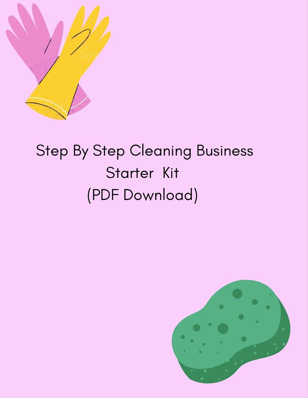 Step by Step Cleaning Business Starter Kit Template - Etsy