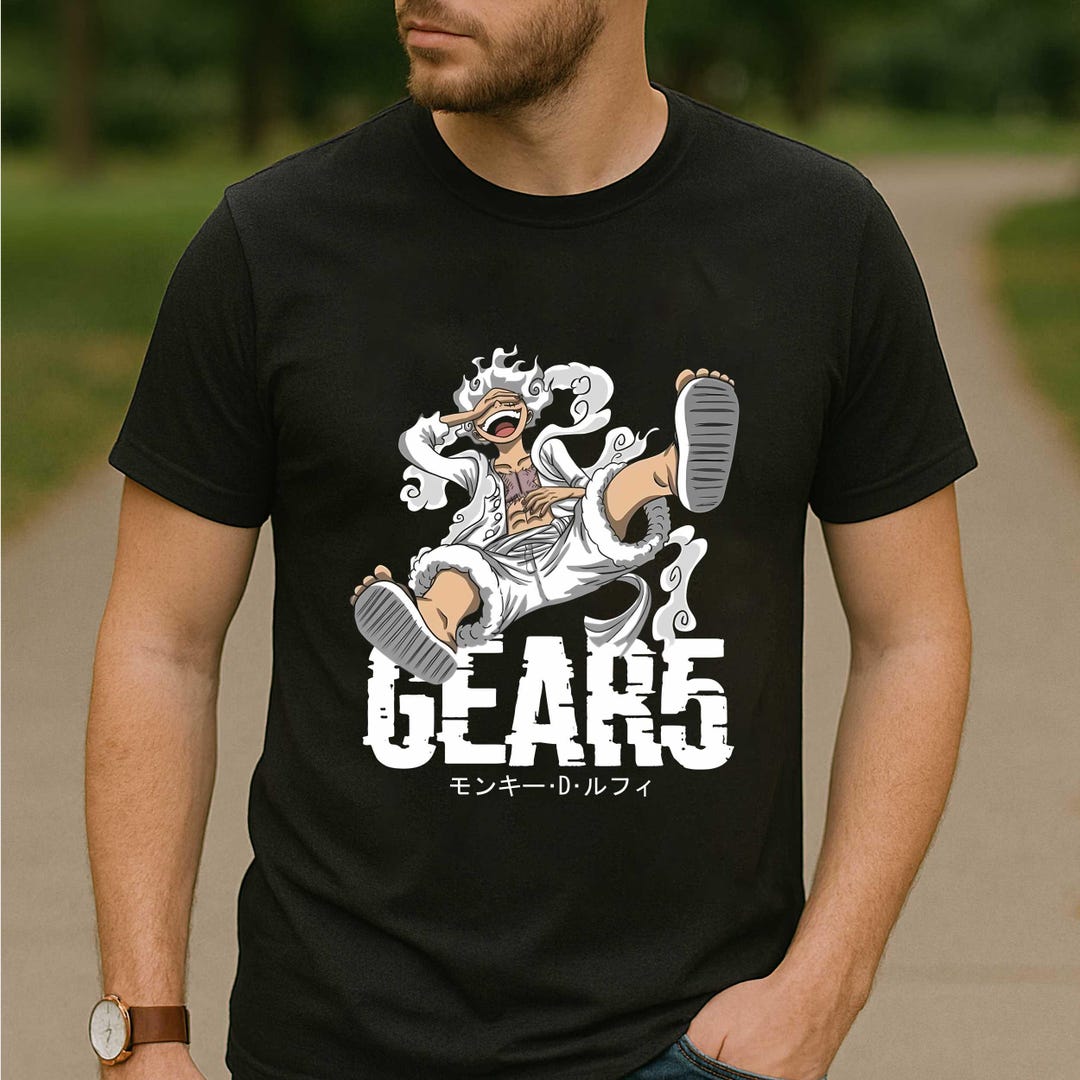 Vintage Luffy Gear 5 Anime Tshirt, One Piece Gear 5 Shirt, Monkey D ...