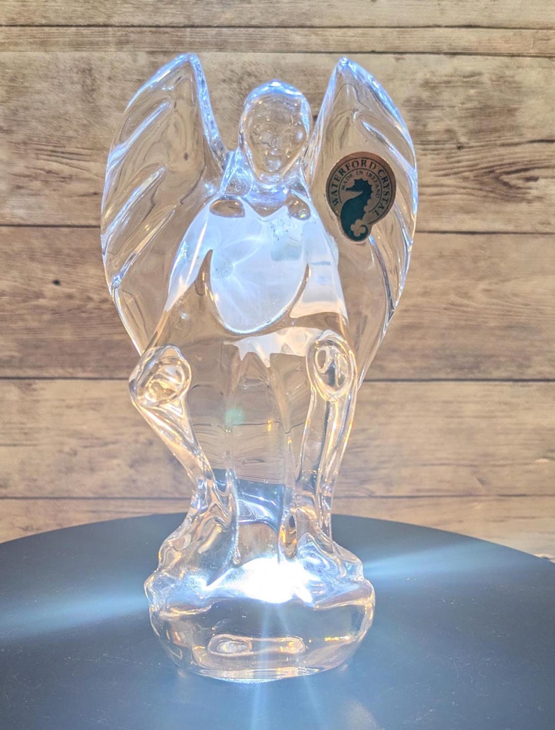 Vintage Waterford Crystal Angel Figurine Contemporary Lead Crystal ...
