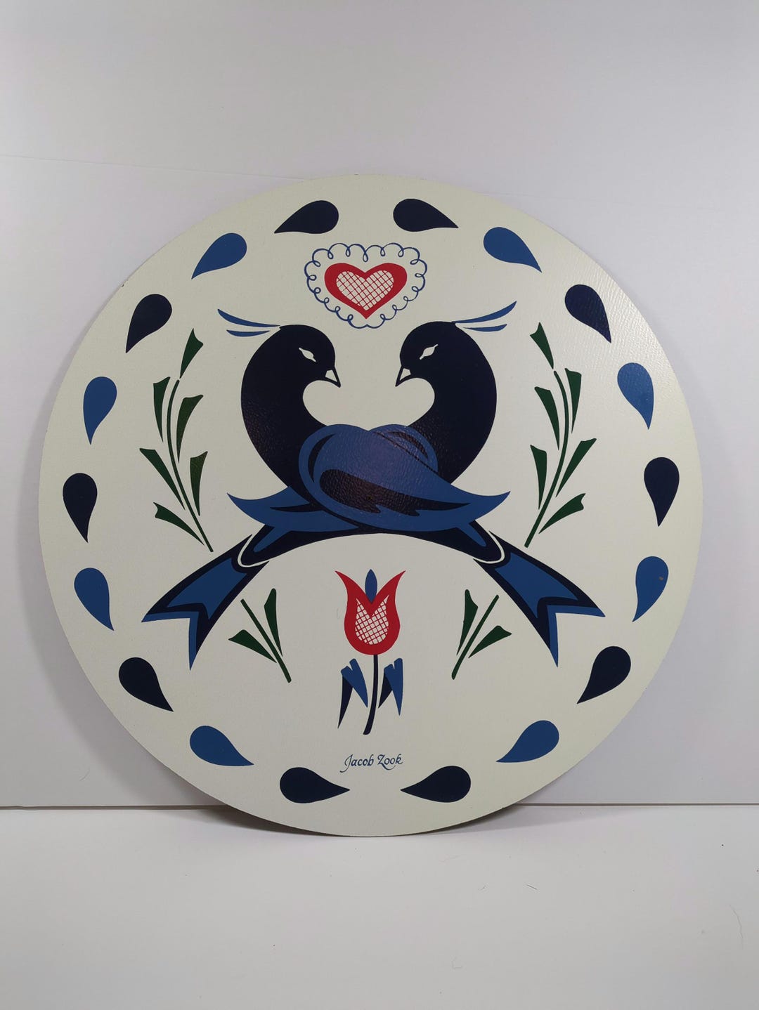 Love & Friendship Hex Sign by Jacob Zook - Etsy