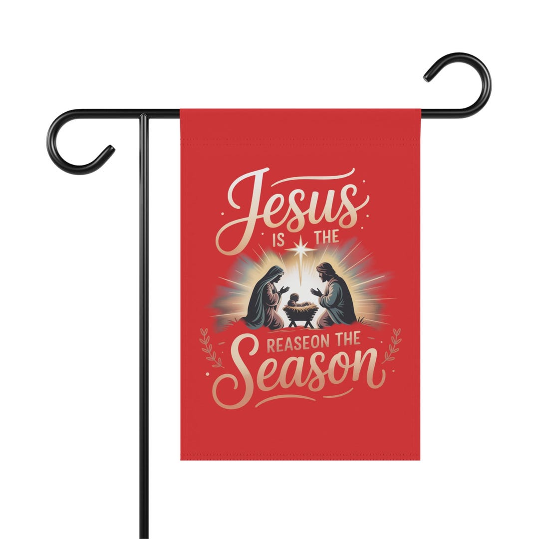 Jesus is the Reason for the Season Garden & House Banner - Etsy