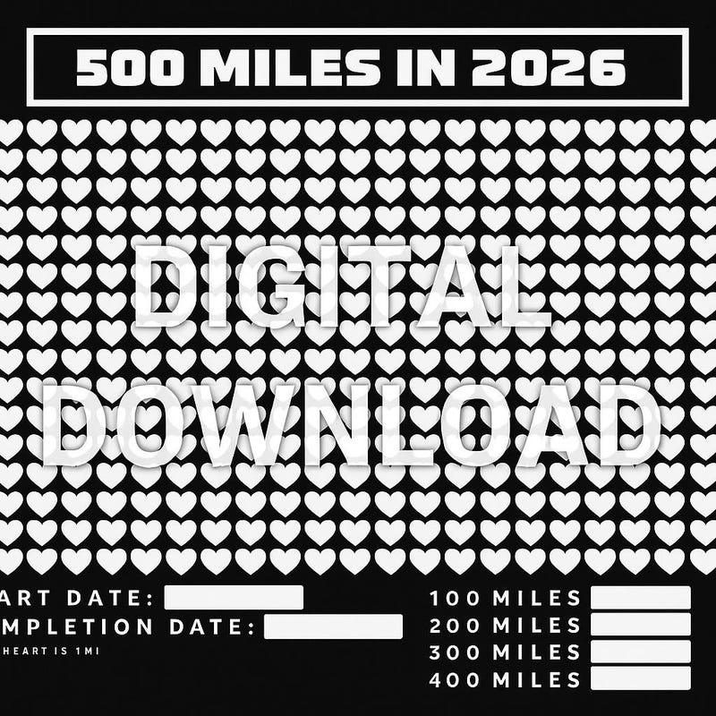2026 Running Calendar - Etsy