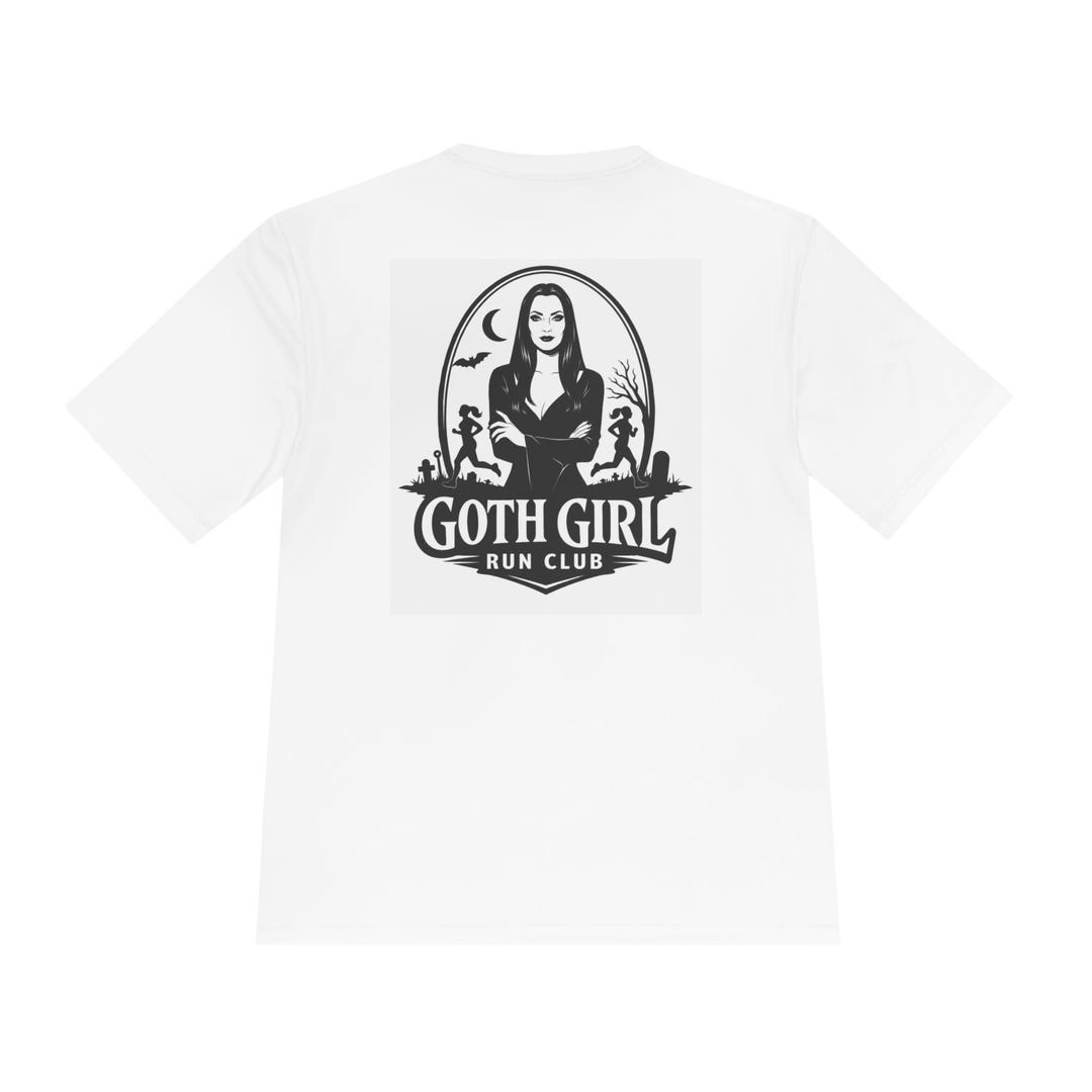 Goth Girl Run Club Tee | Gothic Running Shirt - Etsy