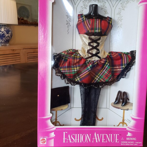 Barbie Plaid Dress - Etsy