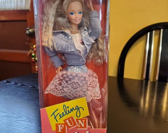 1988 Feeling Fun Barbie Near Complete Crimped Hair 80s, Mattel - Etsy