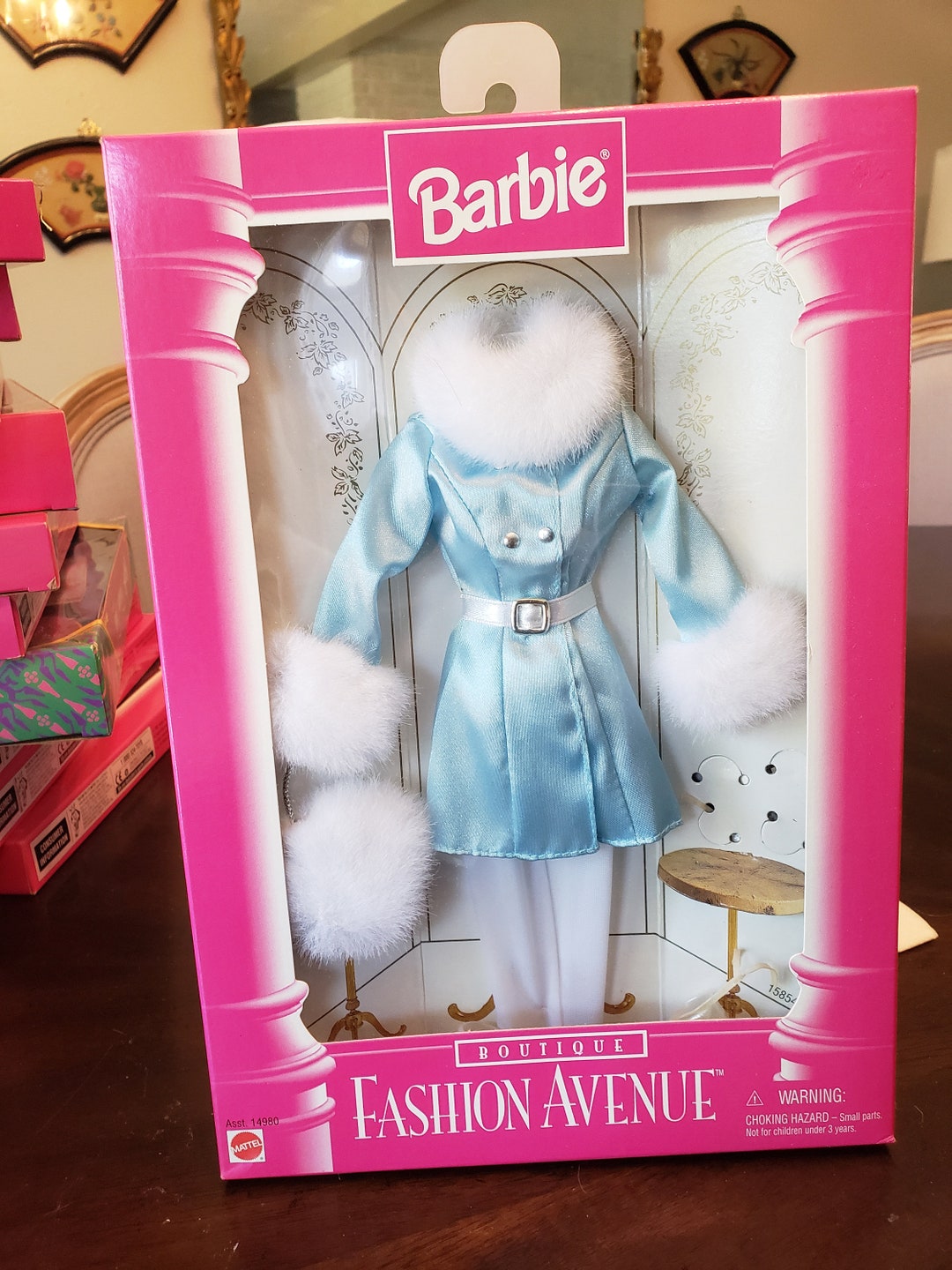 Barbie Doll Clothes Vintage 1996 Ice Blue Coat - Etsy