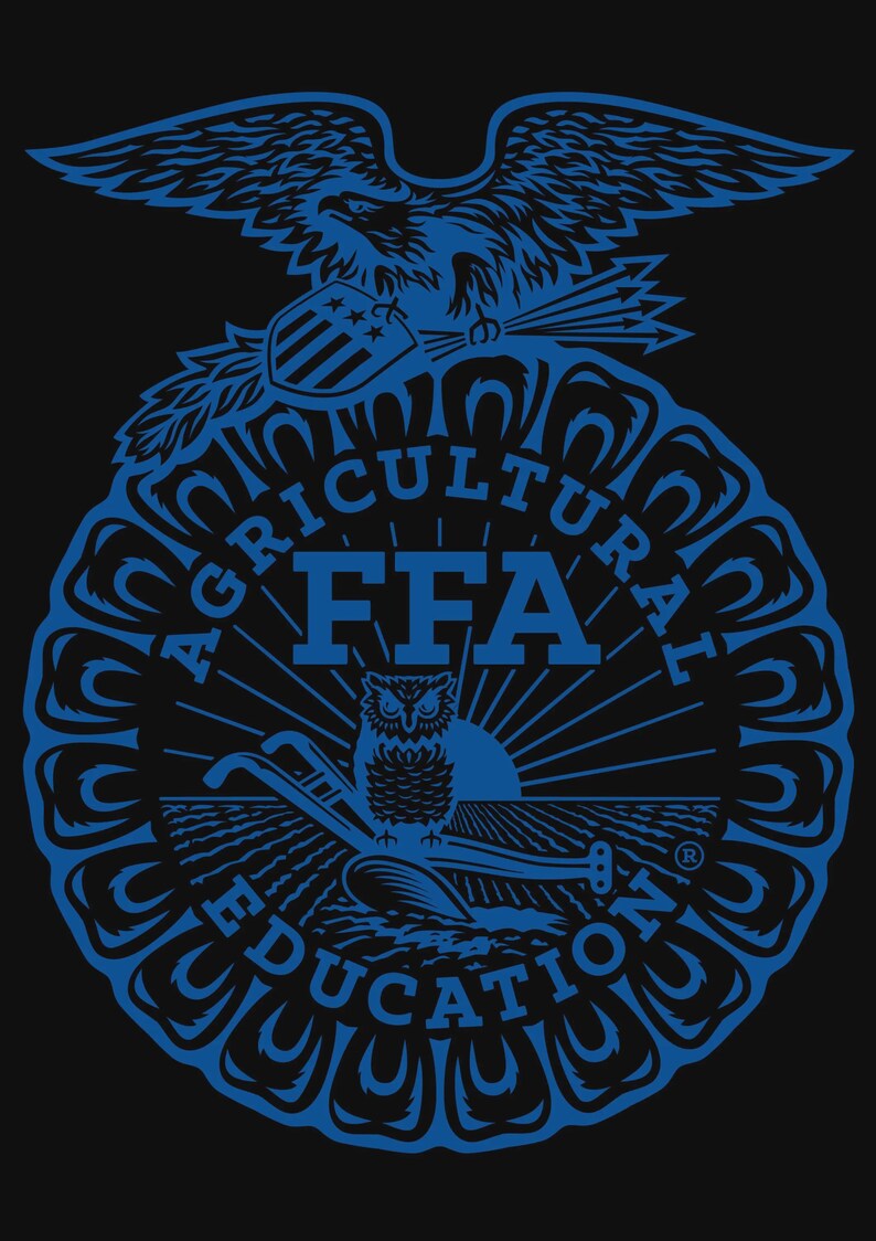 National FFA Organization Emblem Embroidery Design – Digital Files, FFA ...